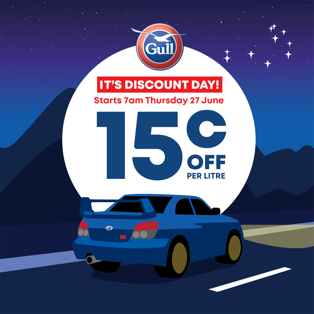 Discount Day - June 2024 » Gull NZ