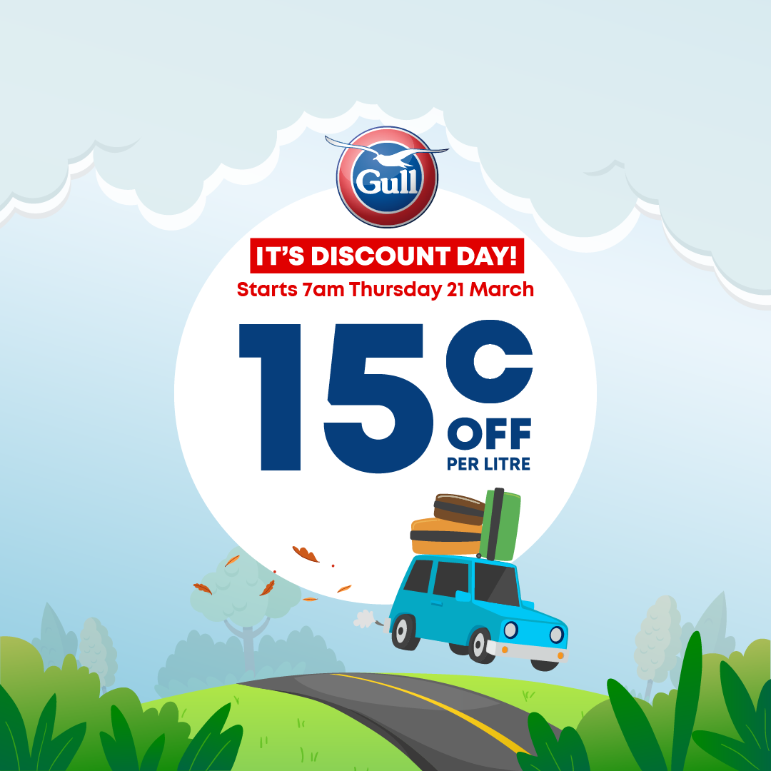 Discount Day – March 2024 » Gull NZ